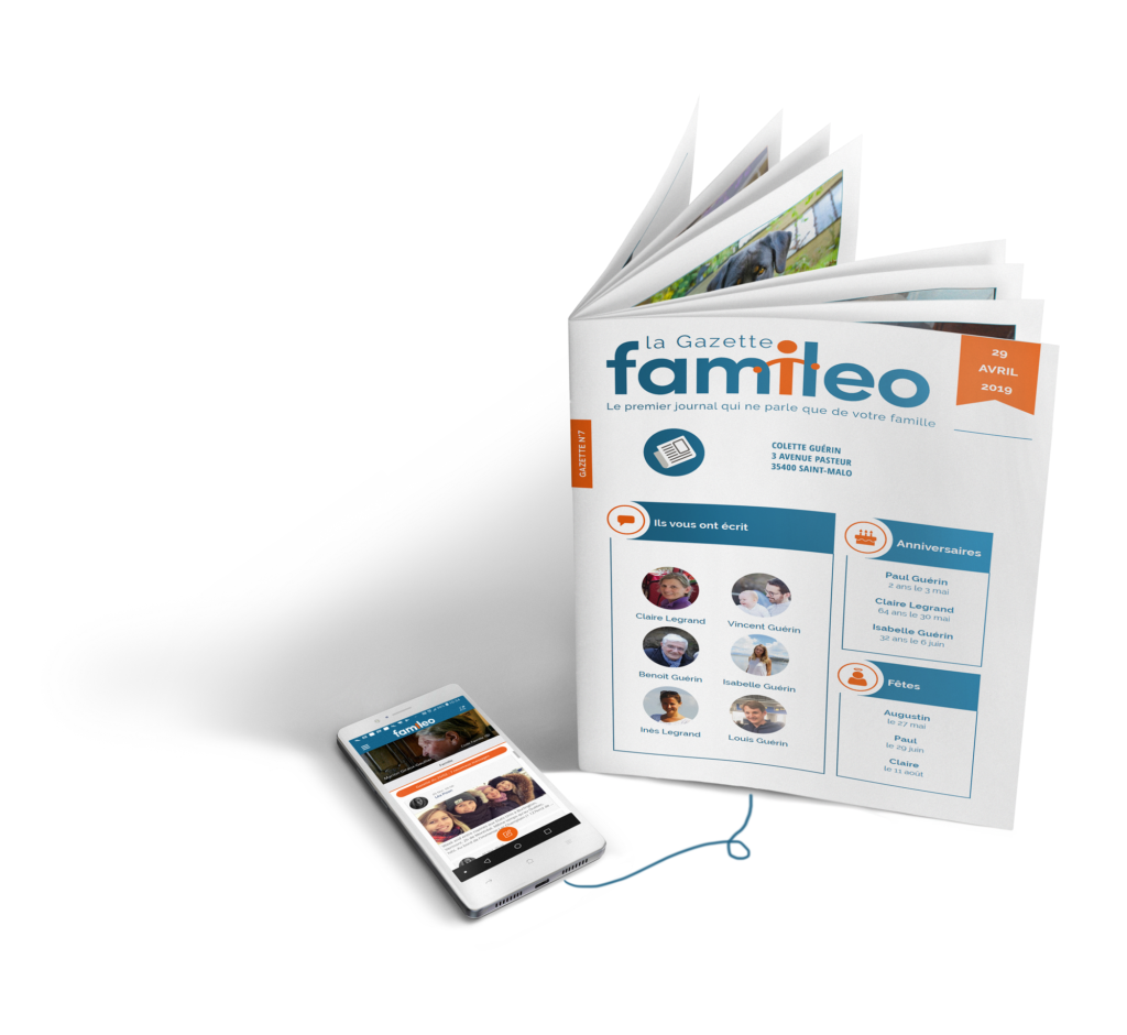 Famileo: keeping families in touch with personalised newspapers