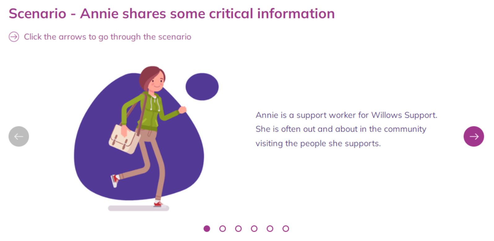 How to complete a module - Digital Care Hub