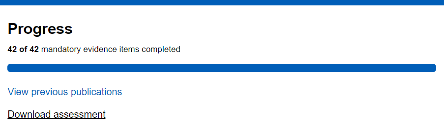 Publish or republish and share your DSPT | Digital Care Hub