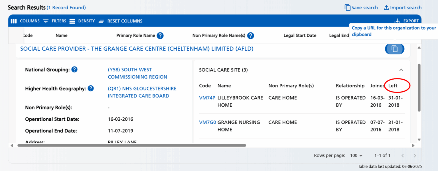 How to find an ODS code | Digital Care Hub