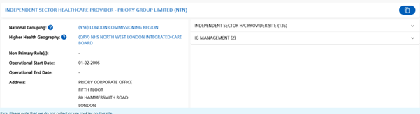 How to find an ODS code | Digital Care Hub