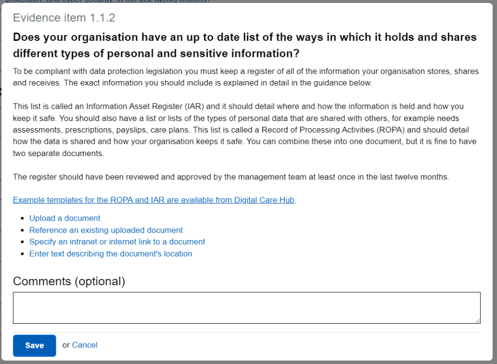 Technical issues and question formats | Digital Care Hub