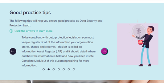 Complete a module - Digital Care Hub