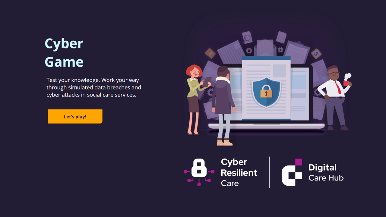 First ever Cyber Game launched for social care staff - Digital Care Hub
